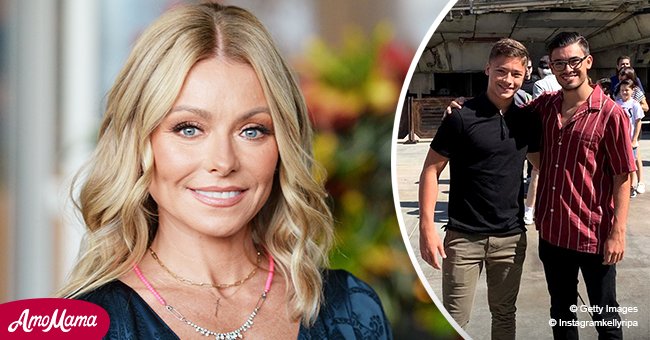 See Rare Photo Kelly Ripa Shared of Her Sons Michael & Joaquin to Mark ...