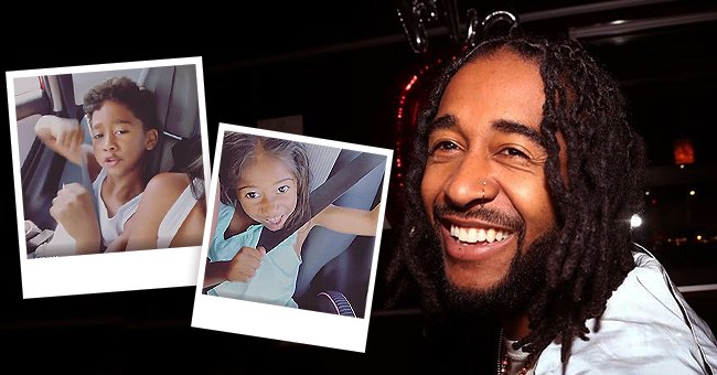 Omarion's Two Little Kids Got His Whole Face as They Have Fun with Mom ...