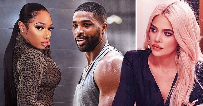 Beyonce and Her Daughter Blue Ivy Pose for Picture with Megan Thee Stallion