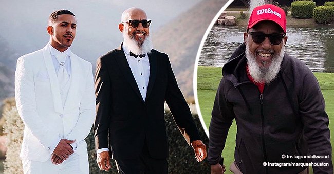 Marques Houston Proudly Shares a Photo of His Dad Walking with Him on ...