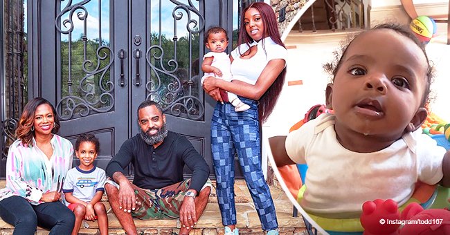 Todd Tucker Hangs Out with His Seven-Month-Old Daughter Blaze in an ...