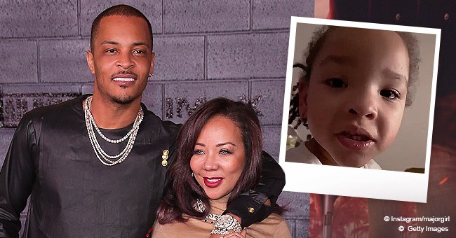 Tiny Harris' Youngest Daughter Heiress Makes Her Laugh Singing a Bruno ...