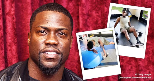 Kevin Hart Shows off His Intense Home Workout Session during Quarantine