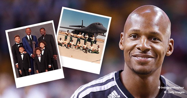 Ray Allen Shared a Touching Family Photo on Veterans Day Posing with ...