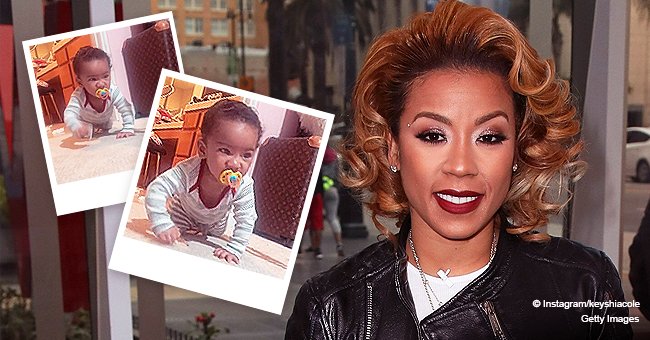 Keyshia Cole Shows off 8-Month-Old Son Tobias Purposefully Crawling ...