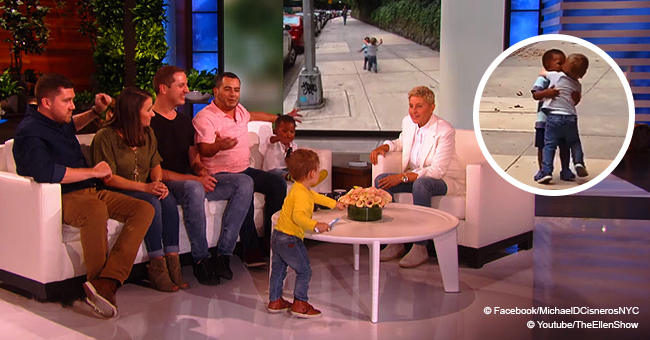 Ellen DeGeneres Meets Hugging Toddlers Who Went Viral and They Are ...