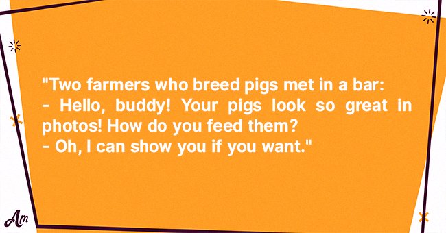 Daily Joke: One Farmer Asks Another How He Feeds His Pigs