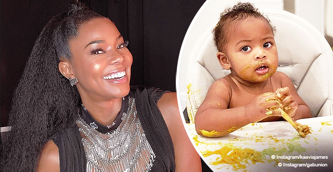 Gabrielle Union's 'Shady Baby' Kaavia Warms Hearts as She Adorably Eats ...