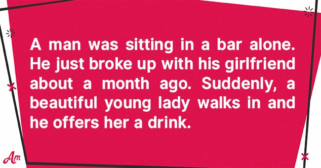 Daily Joke: Man Meets Beautiful Lady in a Bar After Breaking up With ...