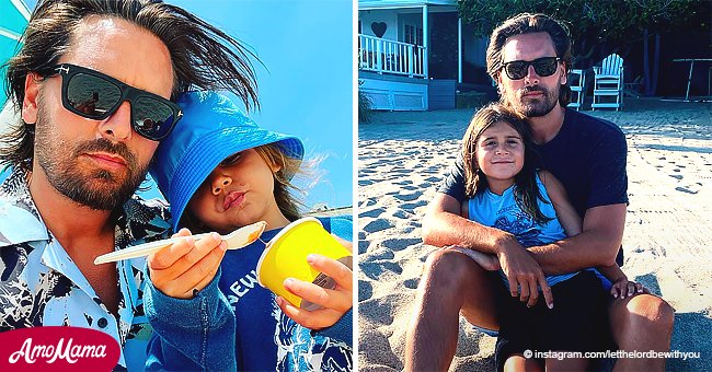 Scott Disick Spends Time with His Kids by the Beach in Cute New Photos
