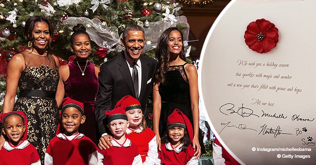 Michelle Obama Shares Family Christmas Card with a Heartwarming Message ...