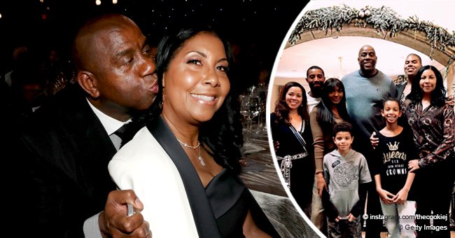 Magic Johnson’s Wife Cookie of 28 Years Shares Beautiful Family Pic ...