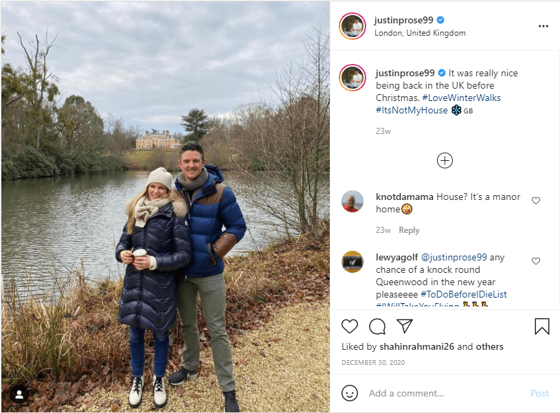 Kate Phillips Has Sports Ties Too — Meet Golfer Justin Rose's Beautiful ...