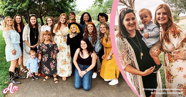 Isabel Rock Wears a Floral Dress in Bridal Shower Pics with the Roloffs