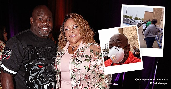 Tamela Mann's Husband David Shares Video of Himself in Long Queue ...
