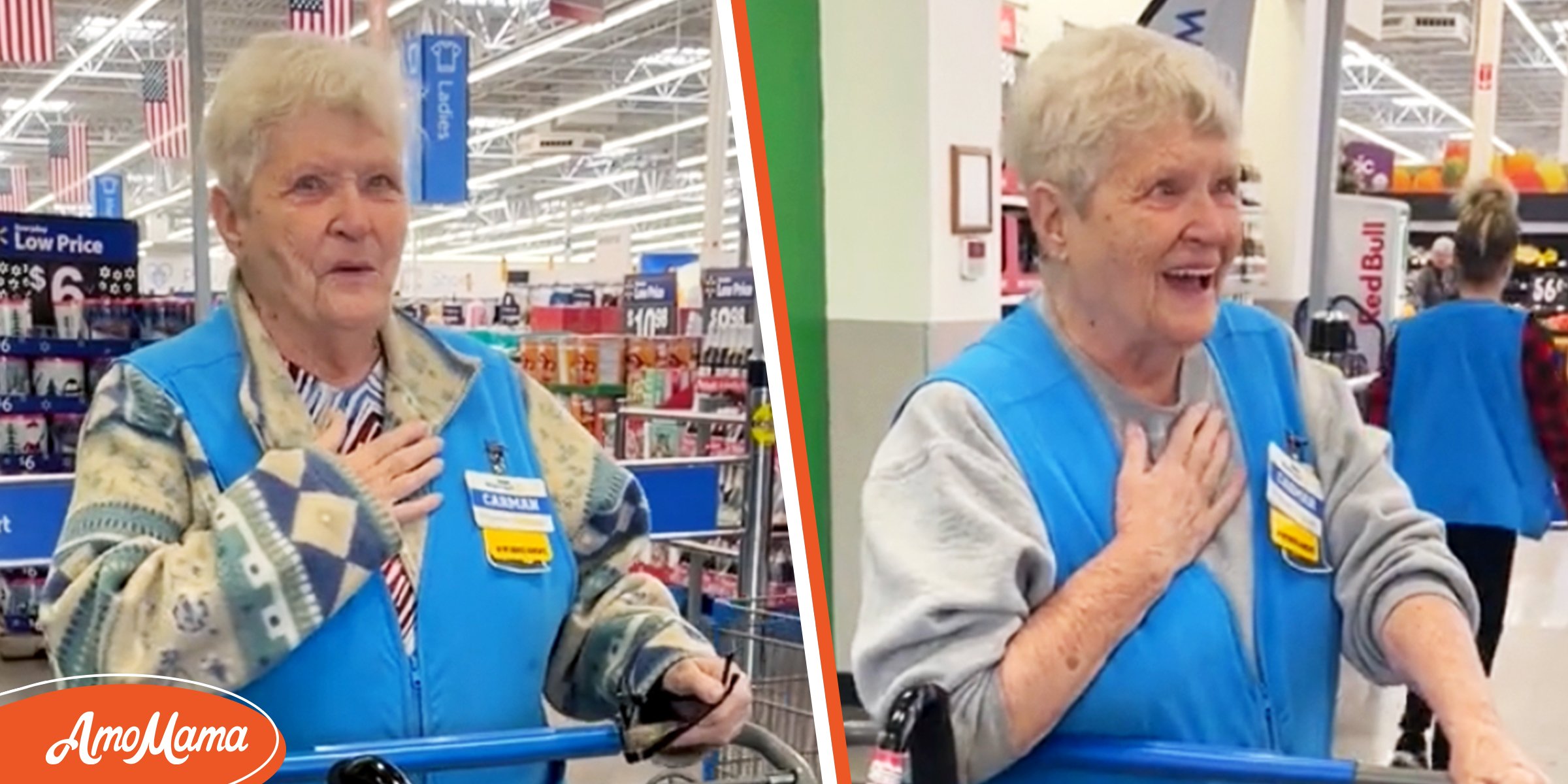 Woman Raises $127,000 for 82-Year-Old Walmart Worker with Cane So She ...