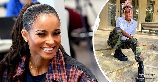 Ciara Looks Bossy as She Strikes a Pose in Military Pants & Combat ...
