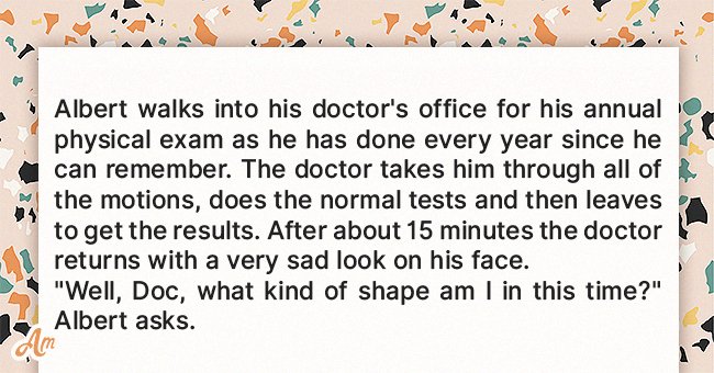 Daily Joke: Doctor Has Sad Look on His Face after Getting Results of ...