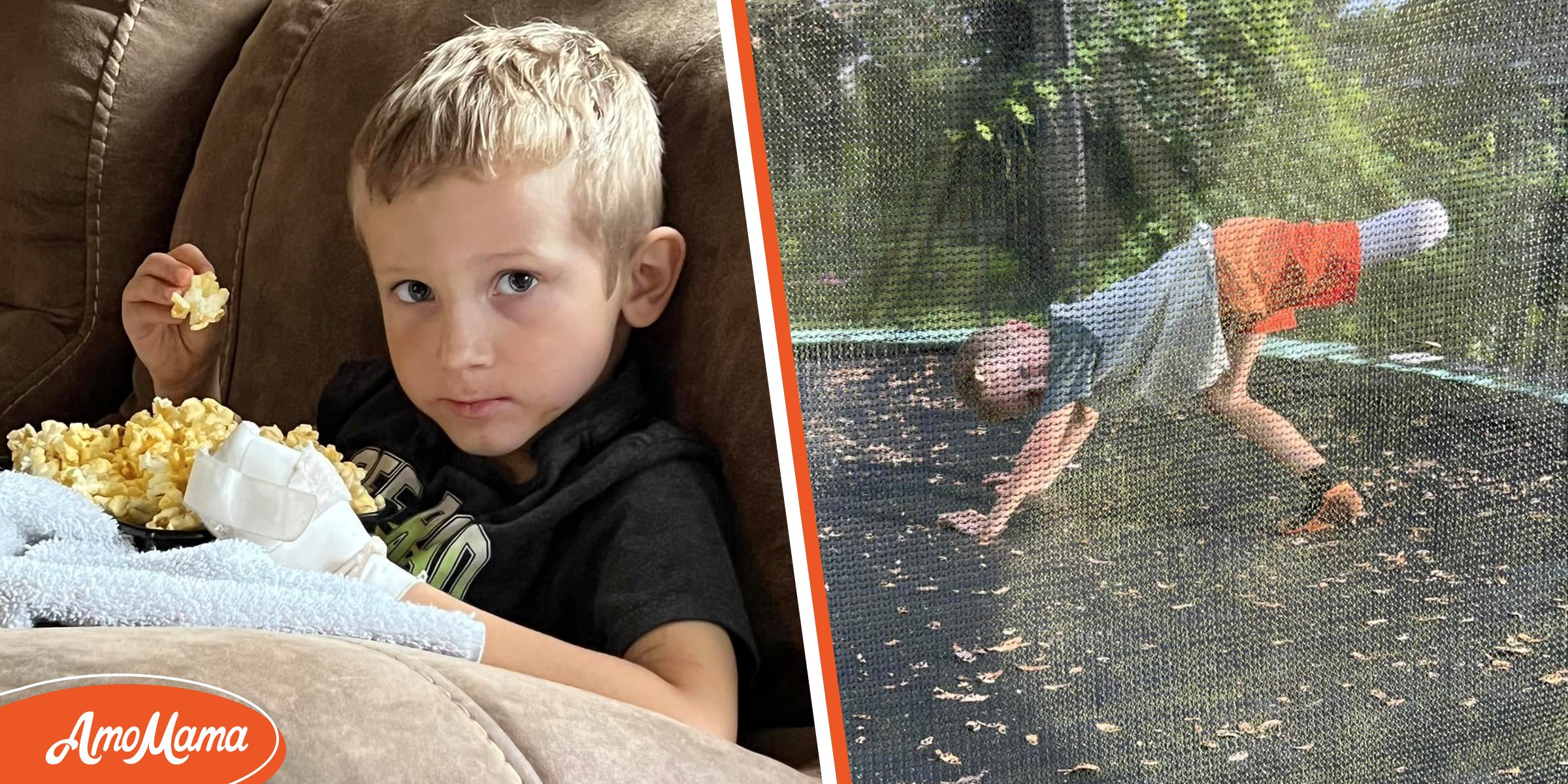 Boy, 5, Loses Leg in Lawnmower Accident, Bounces on Trampoline Just ...