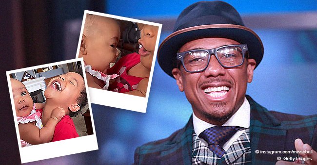 Nick Cannon's Son Golden Is On Brother Duty Trying to Hold His Baby ...