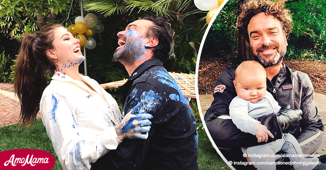 'Conners' Star & Dad-To-Be Johnny Galecki Is All Smiles with His Godson ...