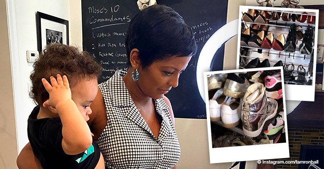 See the Drastic Change in Tamron Hall's Shoe Collection after Welcoming ...