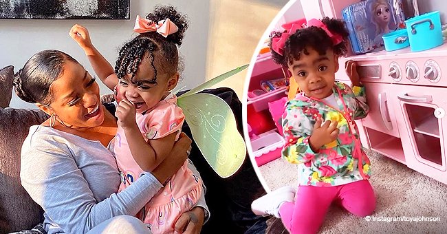 Toya Johnson's Daughter Reign Plays Kitchen with Mom in a Cute Video