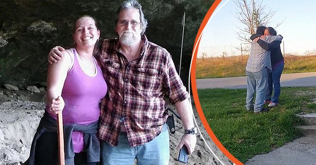 Padre se reúne con hija que no había visto en 35 años y conoce a sus nietos