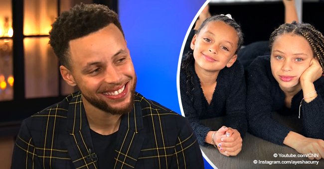Stephen Curry's Daughters Riley & Ryan Pose in Matching Outfits — See ...