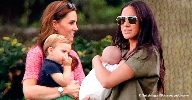 Meghan Markle & Baby Archie Join Kate Middleton at Their Husbands ...
