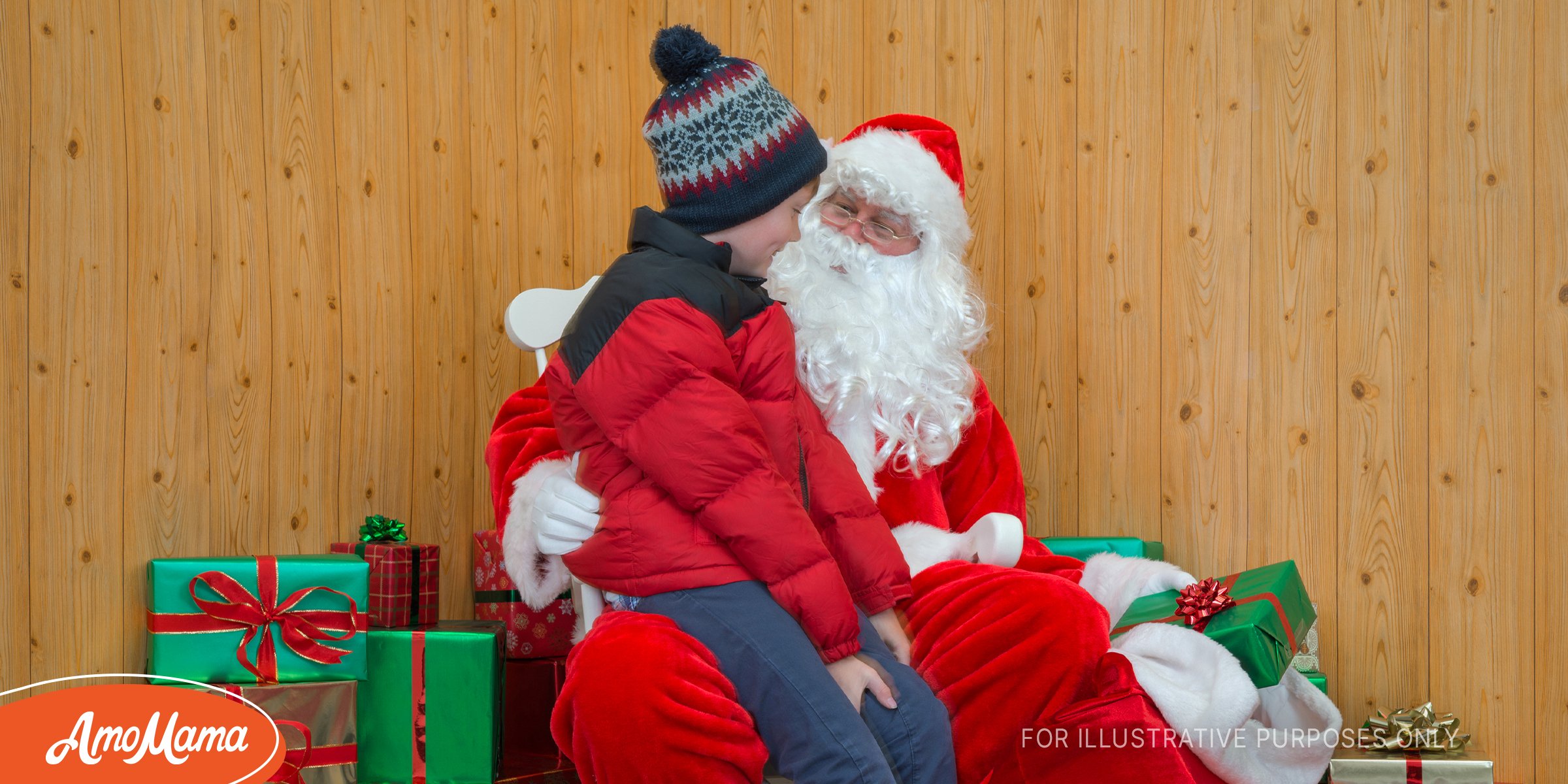 Mall Santa Grants the Wish of 8-Year-Old Boy Who Begged to Get Help for ...