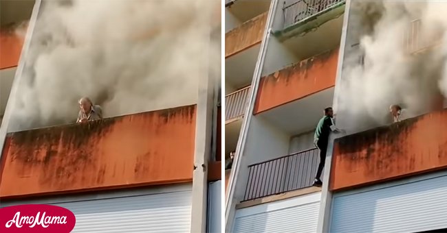 Strangers Risk Their Lives to Save Physically Impaired Old Man from a ...