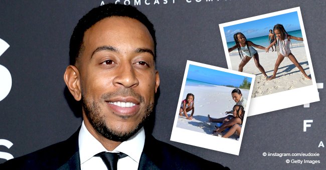 Ludacris' Daughters Look like Twins Posing in Swimsuits on a Beach with ...