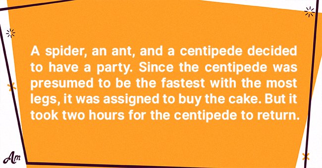 Daily Joke: Centipede Takes Long Getting the Cake for the Insect Party