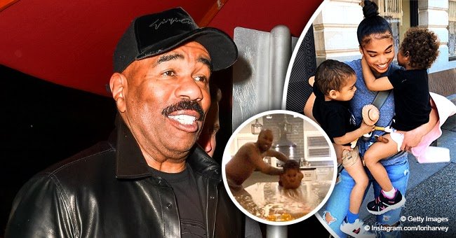 Steve Harvey's Son Broderick & Grandkids Found a Fun Way to Spend Time ...