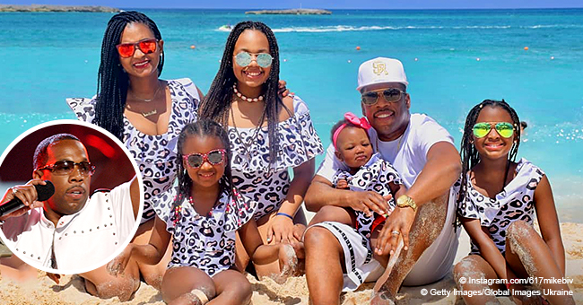 New Edition's Mike Bivins Poses with His Wife and Daughters (Photos)