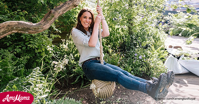 Kate Middleton Relaxes on a Swing in Her New ‘Back to Nature’ Garden ...