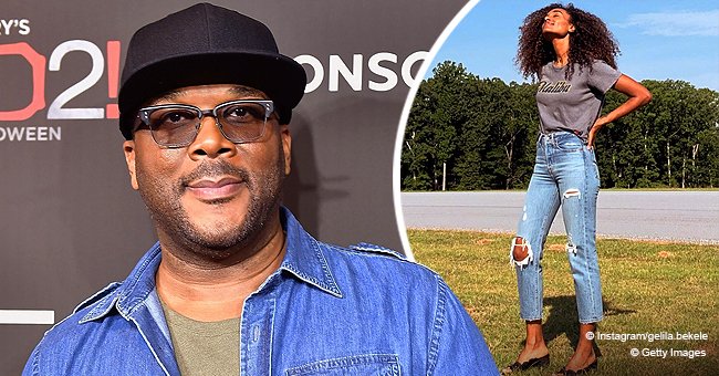 Tyler Perrys Longtime Girlfriend Gelila Bekele Flaunts Her Model Figure In Ripped Jeans And Top