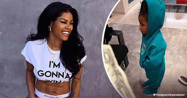Teyana Taylor's Daughter Junie Shows Her Swag in Teal Sweatsuit and ...