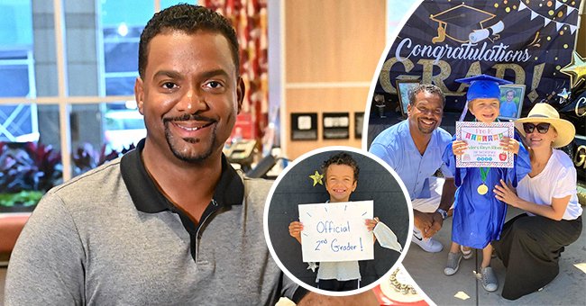 Actor Alfonso Ribeiro's Sons Graduate from Pre-K & 1st Grade, Smiling ...