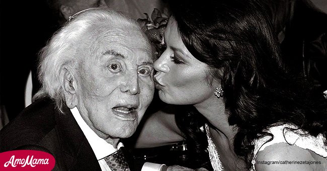 Catherine Zeta-Jones Shares Touching Tribute to Her Father-In-Law Kirk ...