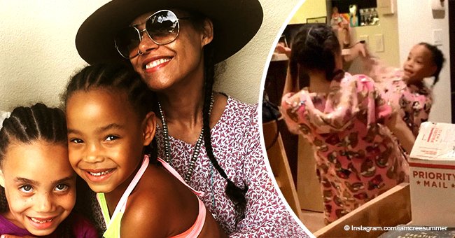 Cree Summer's Kids Show Off Dancing Skills in Matching Onesies in ...