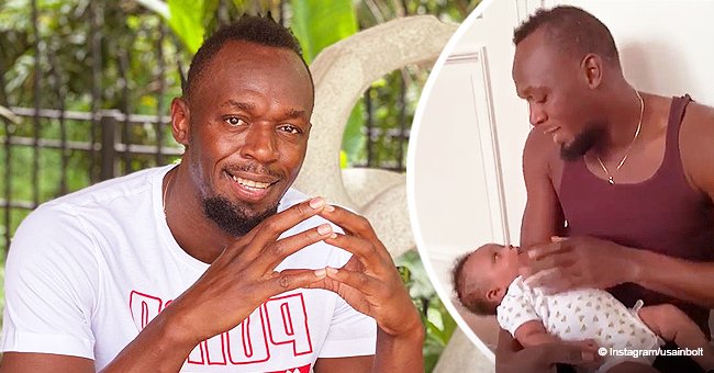 Watch This Heartwarming Moment between Usain Bolt and His Darling ...