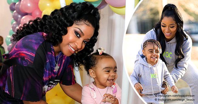 Toya Wright Goes Twinning with Daughter Reign in Matching Gray ...