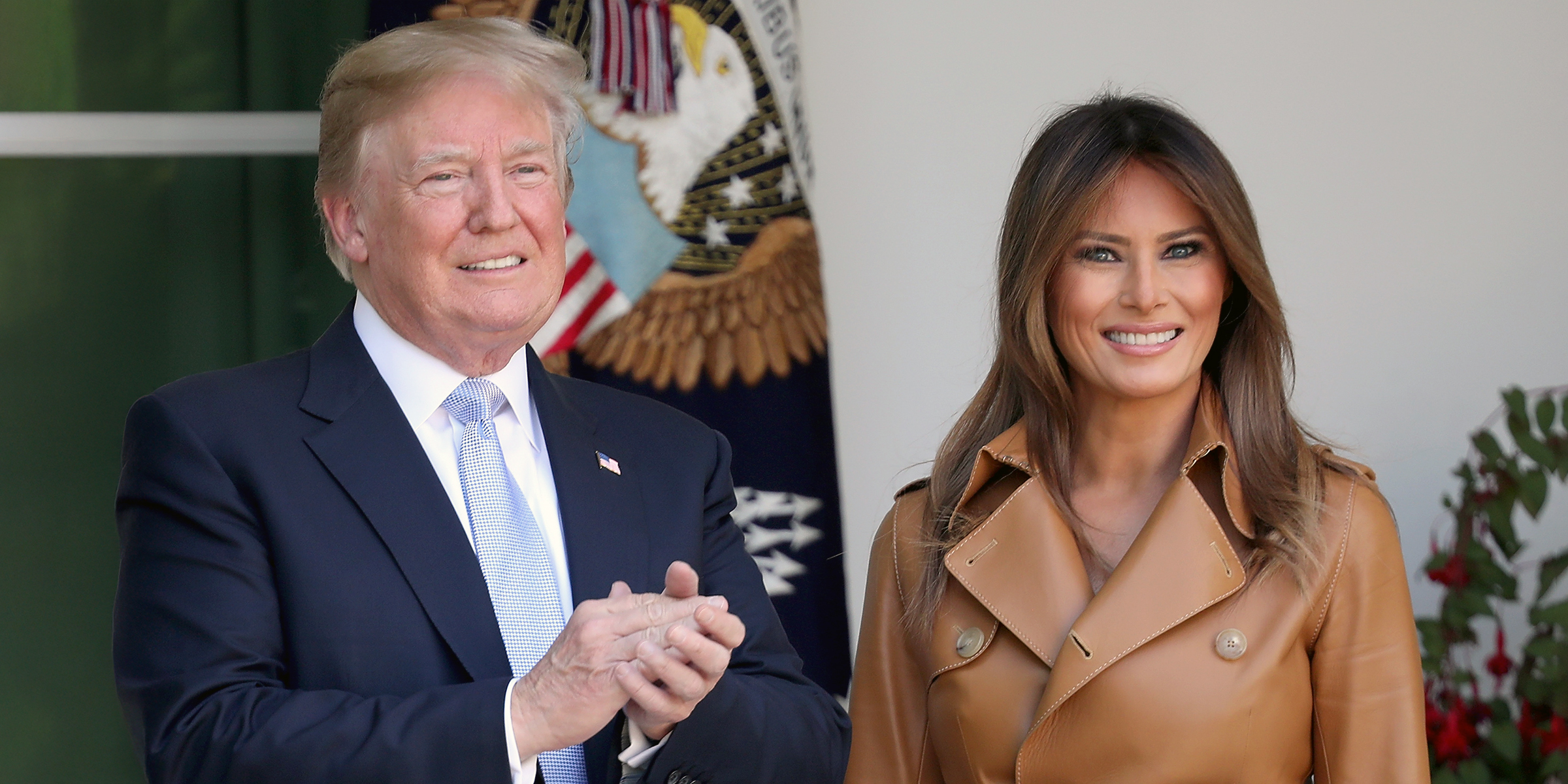 Donald Trump Shows Up At The US Open Without Melania Photos Donald Trump Shows Up At The US Open Without Melania Photos