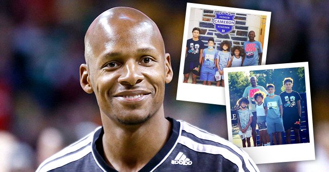 Ray Allen & His 4 Sons Show Similar Smiles & Eyes Posing in New Family ...