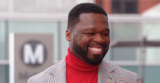 50 Cent Melts Hearts with a Pic of Son Sire Smiling as He Hugs a Bucket ...