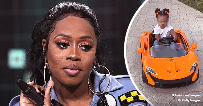Watch Remy Ma's Daughter Reminisce Drive Her Own Orange Car Fiercely in ...