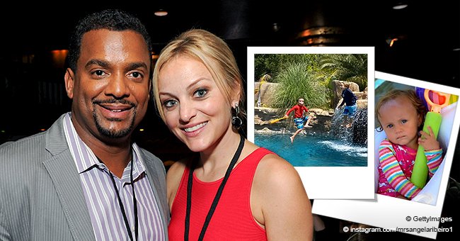 Alfonso Ribeiro's Children Enjoy a Pool Day — See the Colorful Summer ...