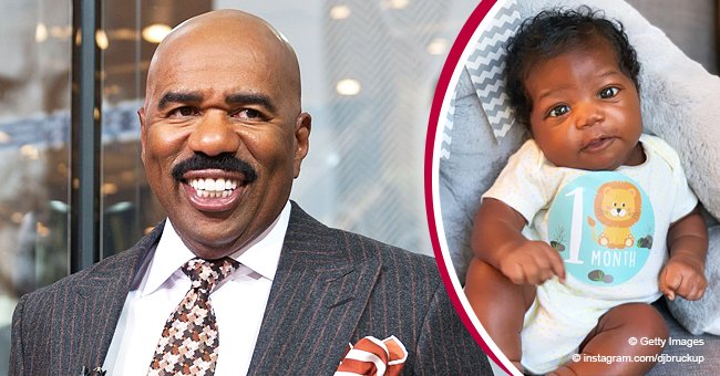 Steve Harvey's Youngest Grandbaby Celebrates Her 1-Month Birthday ...
